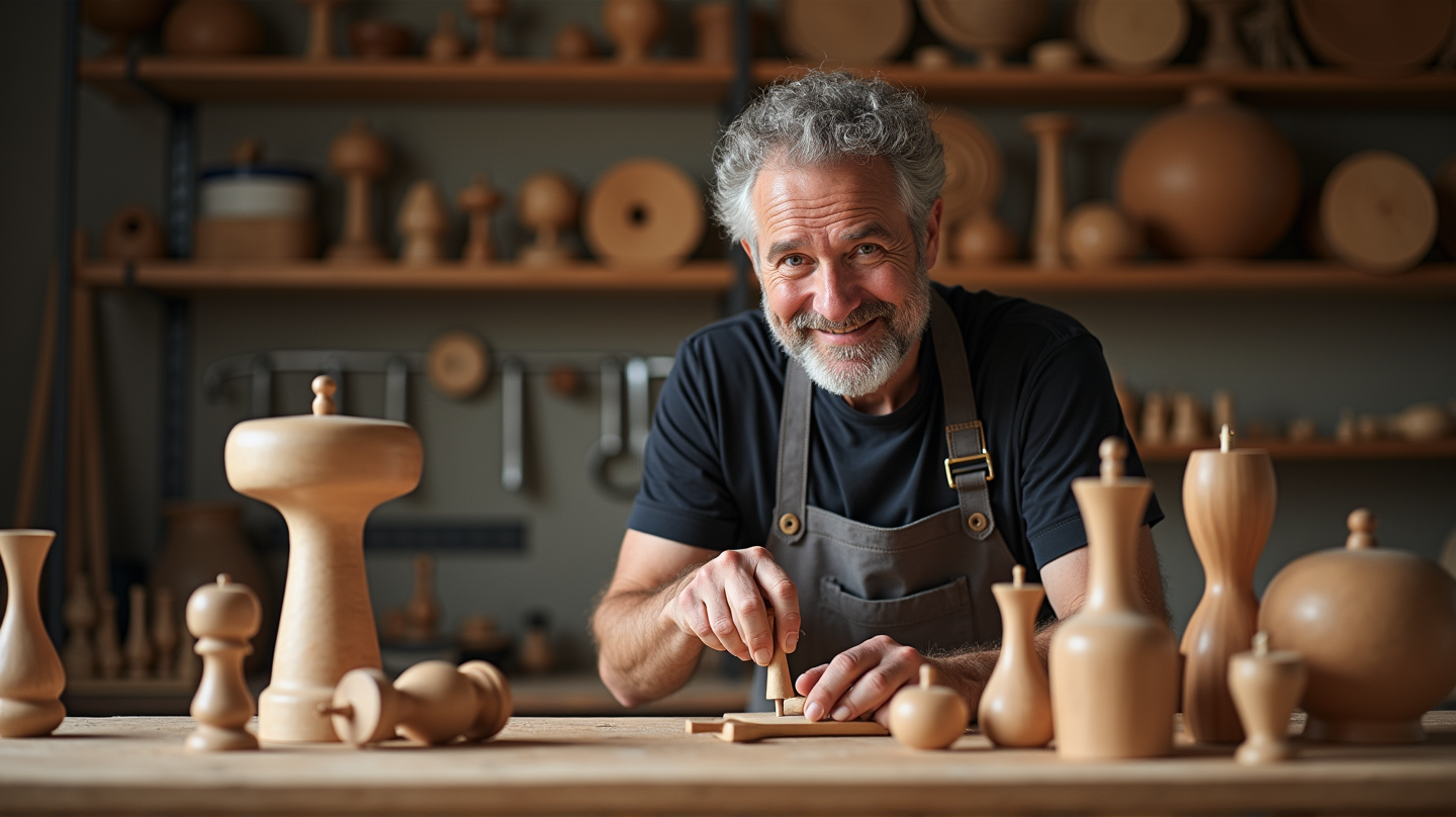 Tony Singh's Surprising New Passion: Woodturning in Musselburgh